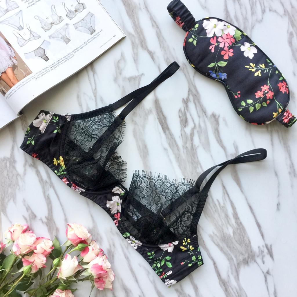 ** Zen Garden ** Sandra silk satin and French Chantilly lace bra 2001 ...